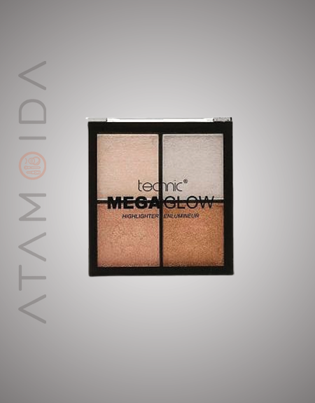 Technic Mega Glow Highlighter Palette - 4 Color - ATA MOIDA